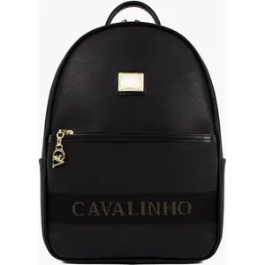 CAVALINHO Leather And Canvas Backpack