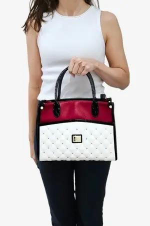 CAVALINHO Craft 567 Handbag - Navy/red