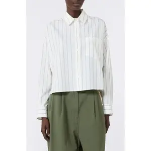 Max Mara Certosa Pinstripe Cotton Shirt