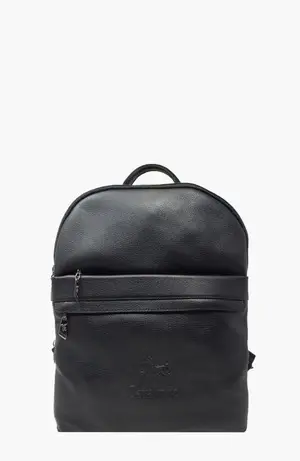CAVALINHO El Estribo 384 Leather Backpack - Black