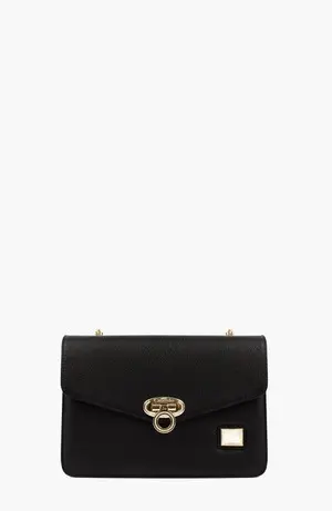 CAVALINHO Muse 260 Pebbled Leather Shoulder Bag - Black