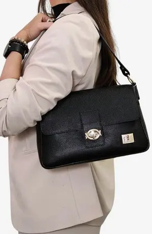 CAVALINHO Muse 515 Pebbled Leather Handbag