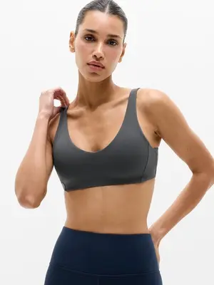 Athleta Studio Still Bra A-c - Ash