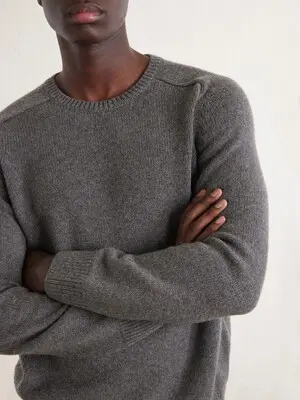 Saint Laurent Cashmere And Wool-blend Sweater