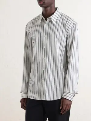 Saint Laurent Striped Cotton Shirt
