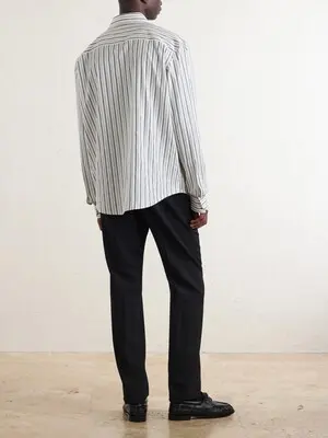 Saint Laurent Striped Cotton Shirt