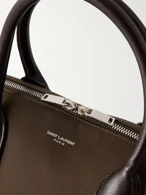 Saint Laurent Bowling Cotton-canvas Weekend Bag