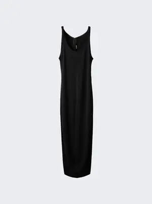 Jacquemus Midi Draped Jersey Dress