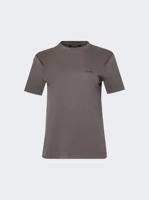 Jacquemus Grosgrain Logo T-shirt - Brown