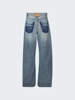 Alexander Wang Loose Fit Jeans With Shadow Pockets