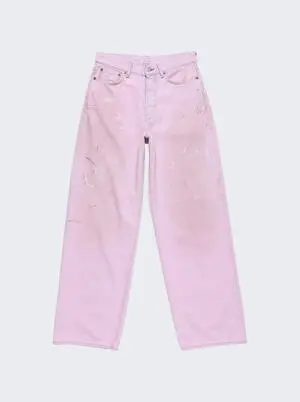 Acne Studios Loose Fit Wide Leg Jeans
