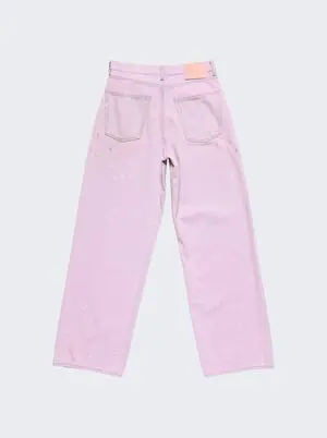 Acne Studios Loose Fit Wide Leg Jeans