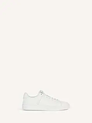Balmain B-court Smooth Leather Lace-up Sneakers
