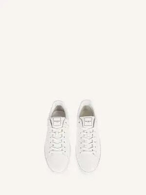Balmain B-court Smooth Leather Lace-up Sneakers