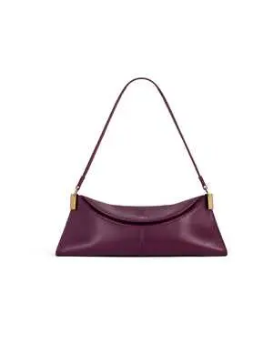 Balmain 64-83 Small Bag In Smooth Leather - Purple