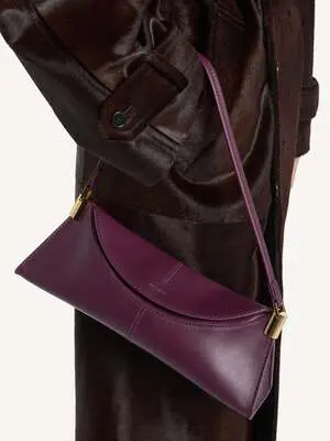 Balmain 64-83 Small Bag In Smooth Leather - Purple