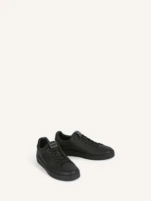 Balmain B-court Smooth Calfskin Leather Lace-up Sneakers