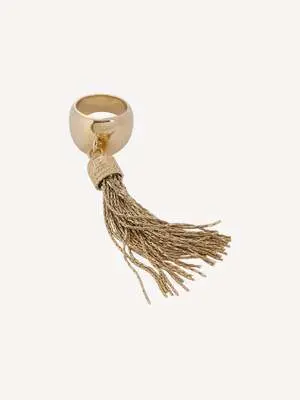 Balmain Tone Brass Tassel Ring