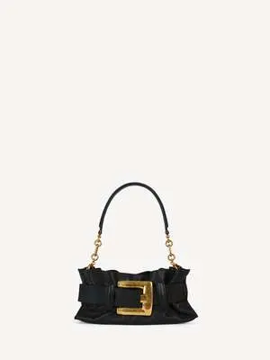 Balmain Mini Anthem Bag In Smooth Leather With Buckle Detail