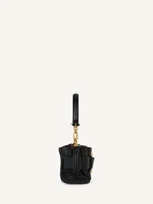 Balmain Mini Anthem Bag In Smooth Leather With Buckle Detail