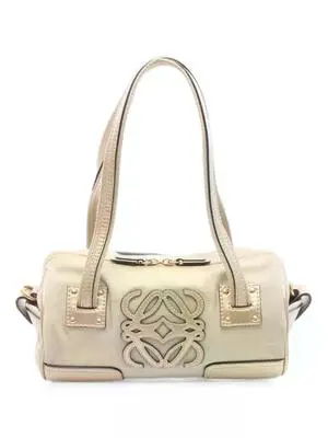 Loewe 2000s Anagram Handbag - Neutrals