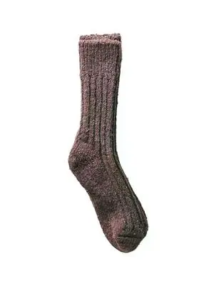 YAHAE Low-gauge Ribbed Socks - Purple