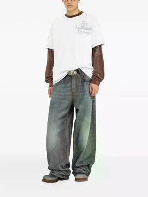 DIESEL® T-shirt With Chest Pocket And Graphic Print