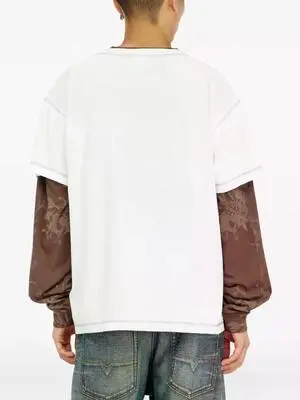 DIESEL® T-shirt With Chest Pocket And Graphic Print