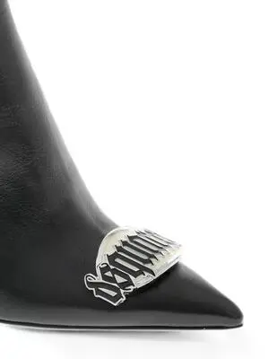 Dsquared2 Gothic Logo-plaque Ankle Boots