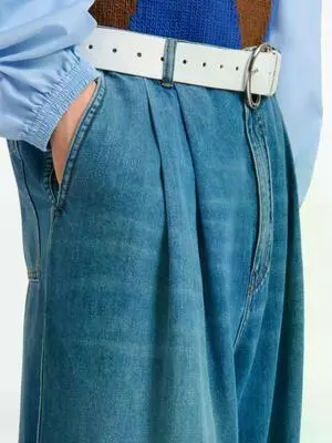 Marni Denim Trousers With Double Pleats