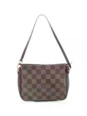 LOUIS VUITTON 2006 Trousse Damier Ebene Shoulder Bag - Brown