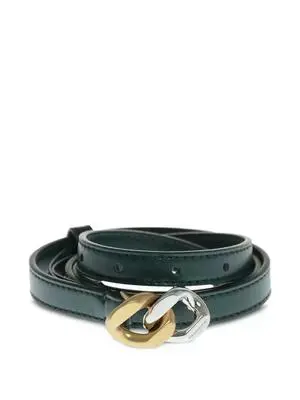 Stella McCartney Bicolour Chain-buckle Belt - Green