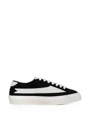 ROUGH. Contrast-panel Lace-up Low-top Sneakers