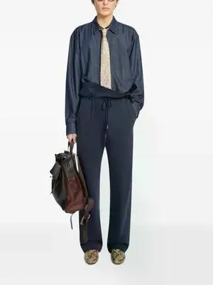 Dries Van Noten Drawstring Cotton Sweatpants