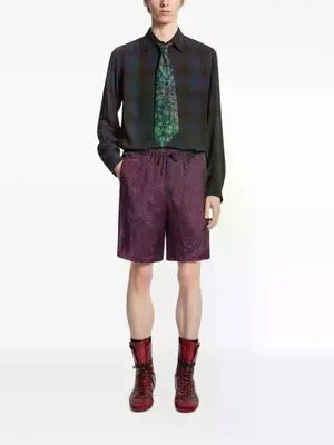 Dries Van Noten Viscose-twill Shorts