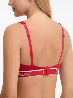 Emporio Armani Logo-tape Triangle Bra