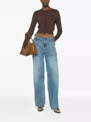Sandro Cropped Button-fastening Cardigan