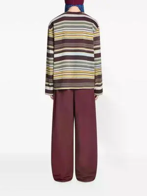 Dries Van Noten Striped Cotton Tee