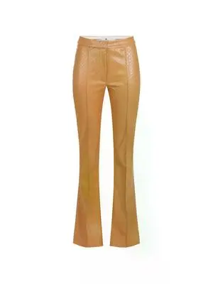 Elisabetta Franchi Fish-scale Pattern Boot-cut Trousers