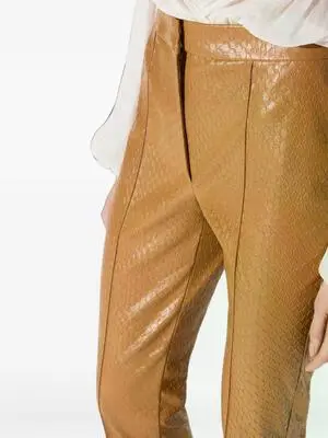 Elisabetta Franchi Fish-scale Pattern Boot-cut Trousers