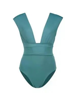 HAIGHT. Isabel V-neck Panelled Swimsuit