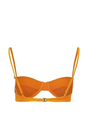 HAIGHT. Underwired Demi-cup Bikini Top - Orange