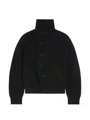 Dries Van Noten Chunky Wool Cardigan - Black