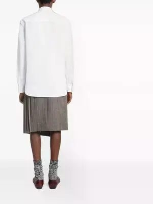 Dries Van Noten Classic Cotton Shirt With Tie