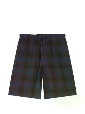 Dries Van Noten Viscose Shorts - Blue