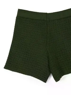 HAIGHT. Lou Textured-stitch Knit Mini Shorts
