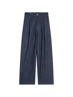 Dries Van Noten Pleated Jeans - Blue