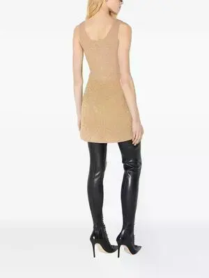 Elisabetta Franchi Sequined Knit Mini Dress