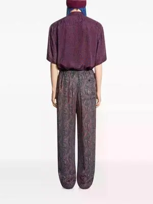 Dries Van Noten Elasticated Jacquard Pants