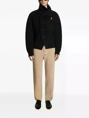 Dries Van Noten Wool Pants - Neutrals
